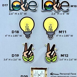 Decals & Magnets PEACE, LOVE, UNITY - Etsy