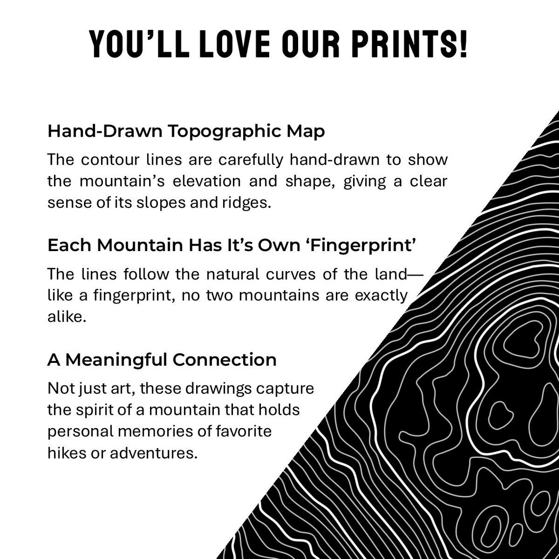 Mount Baker Topo Map, Washington Summit Topography Poster, Custom ...