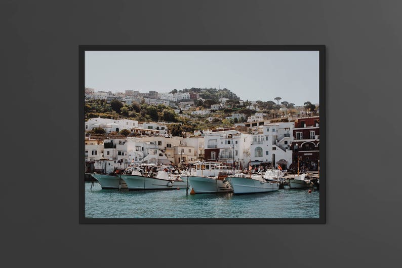 Capri Dock Photograph (italy,adventure Photo,travel Photography,wall ...