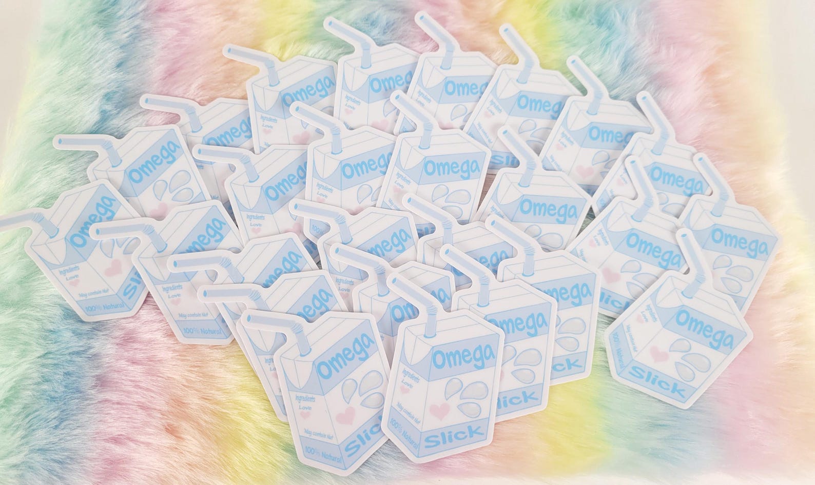 Omega Slick Sticker | Omegaverse | Fanfiction Merch - Etsy