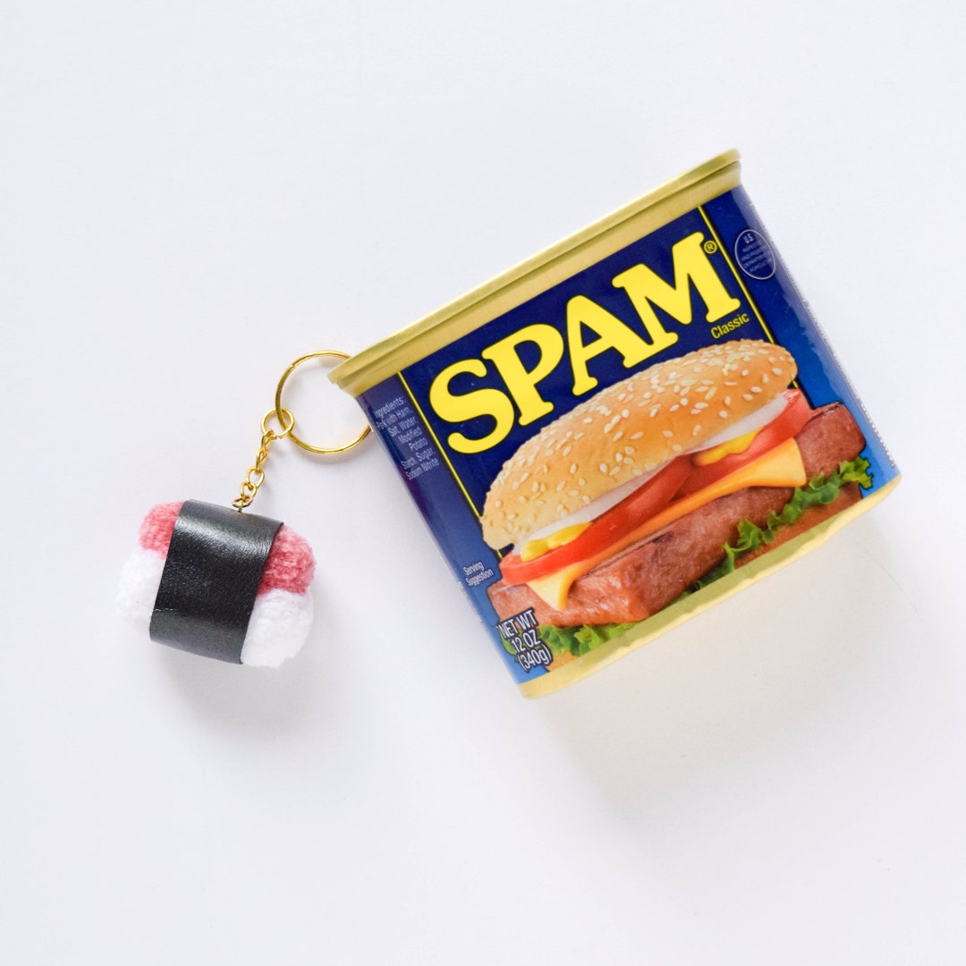 Spam Musubi Pom Pom Bag Charm - Etsy
