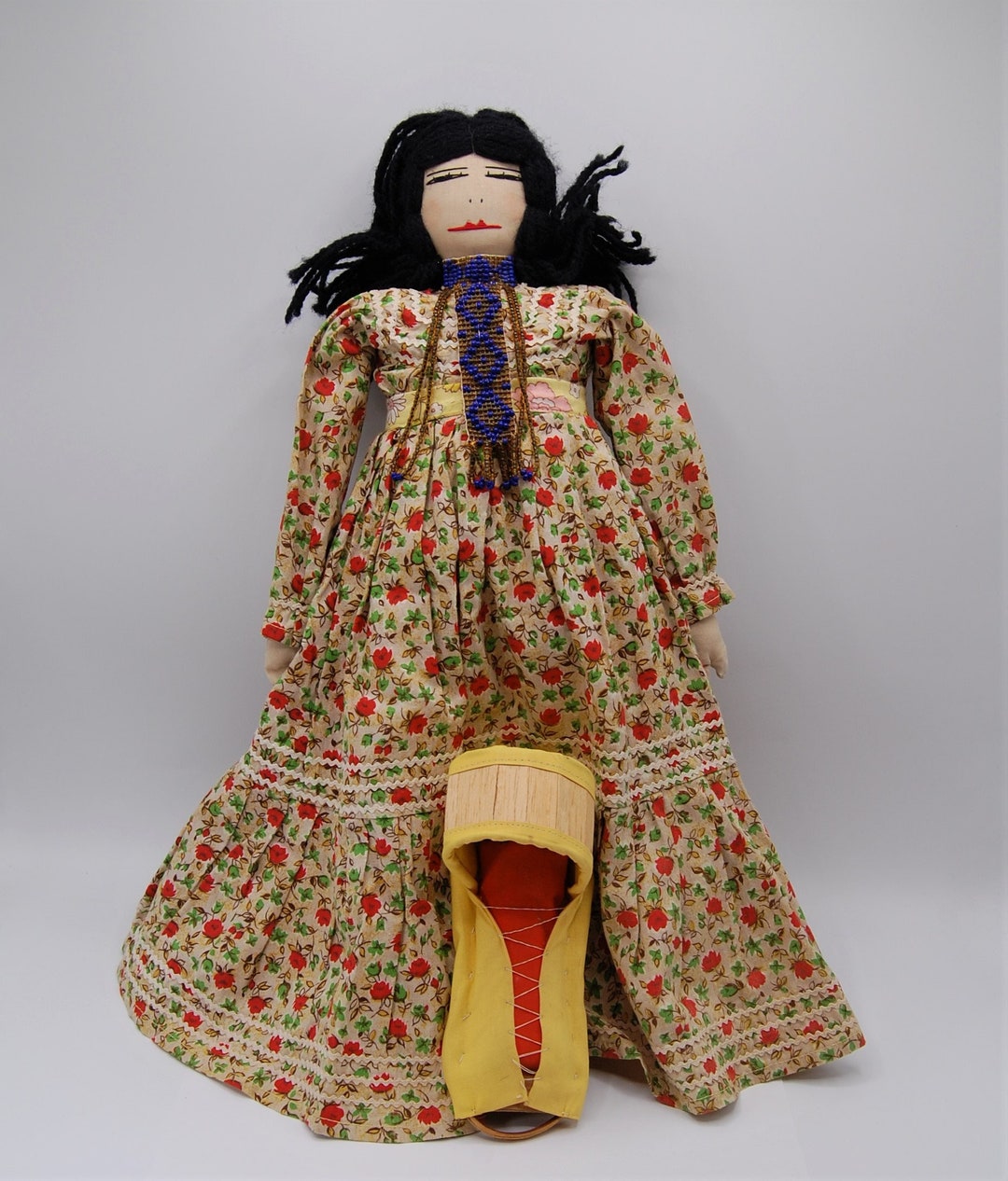 Native Made Apache Doll & Baby in Cradleboard 18 H - Etsy