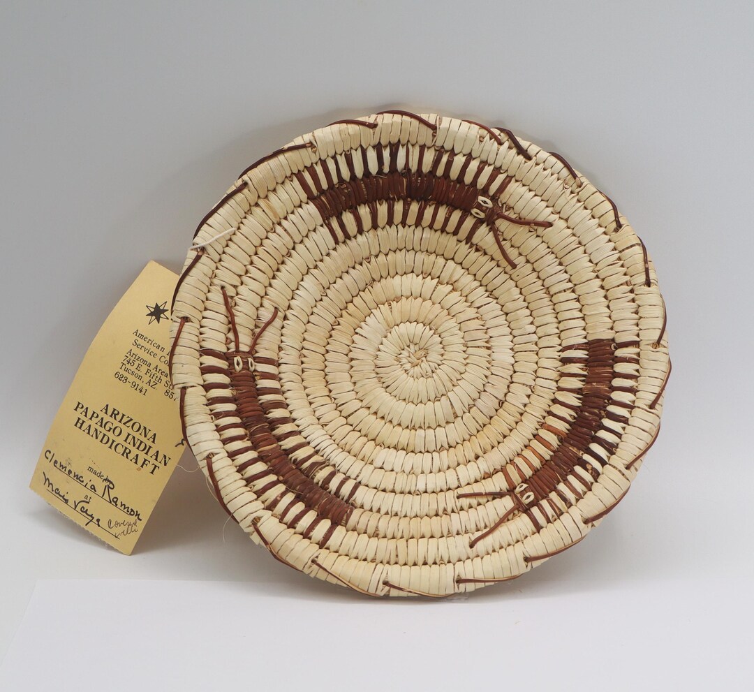 Tohono O'odham Basket Papago Animal Centipede Insect Funny Tagged C ...