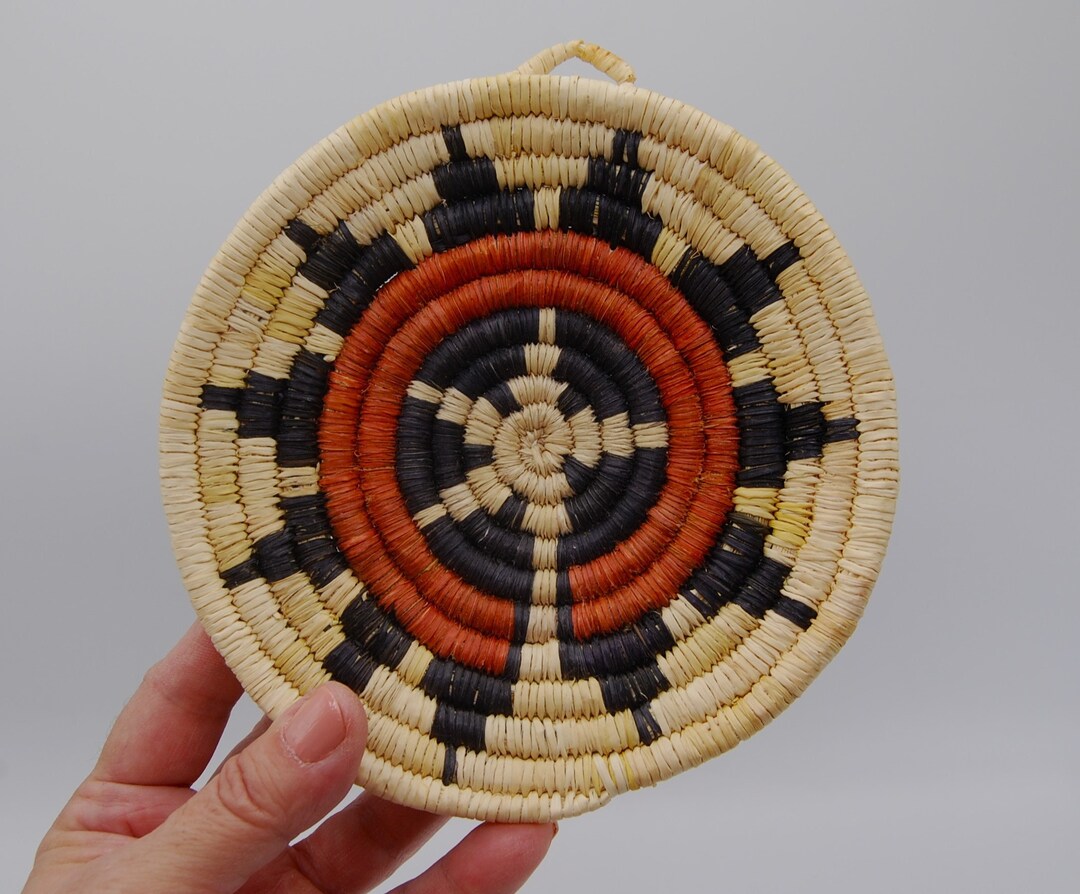 Navajo Wedding Basket Hopi Ceremonial Second Mesa Yucca - Etsy