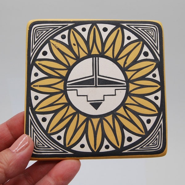 Hopi Sunface Art - Etsy