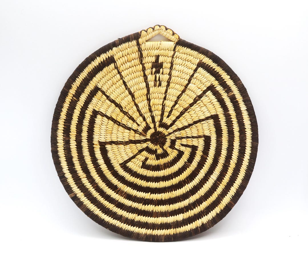Akimel O'odham Man in the Maze Basket Southwest Pima Plaque Flat Wall ...