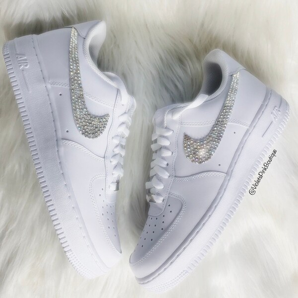 Bling Air Force Ones - Etsy