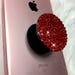 Bling Red Swarovski POPSOCKET Custom Handmade Swarovski Crystal Phone ...