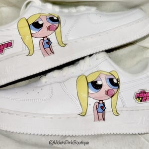 Custom Nike Bubbles Air Force 1s the Powerpuff Girls Women's Cute ...