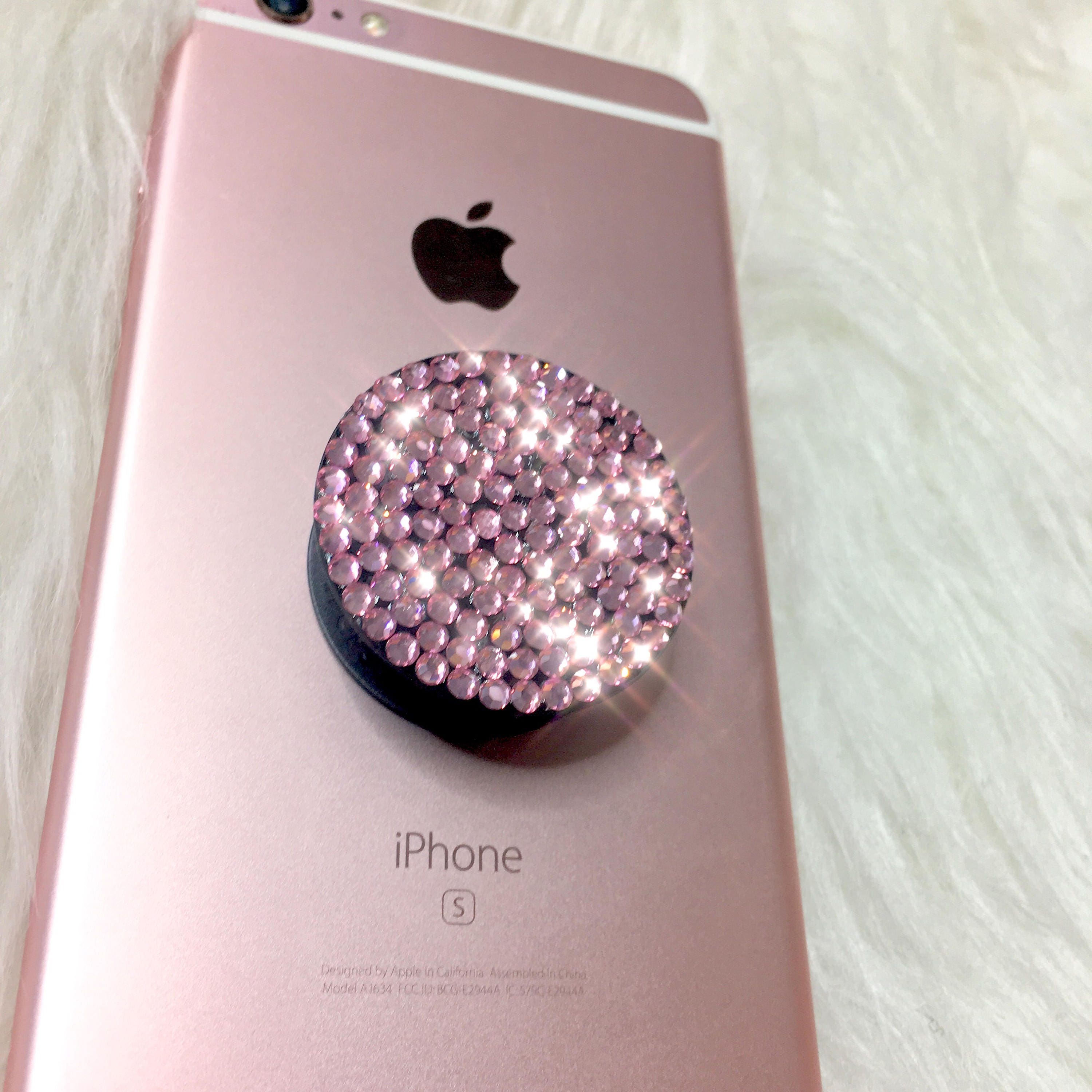 Swarovski Crystal Bling Popsocket Cell Phone Grip Bling Cell | Etsy