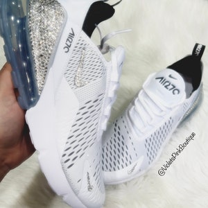 Custom Bling Nike Air Max 270 With Swarovski Crystals Sneakers on Sale ...