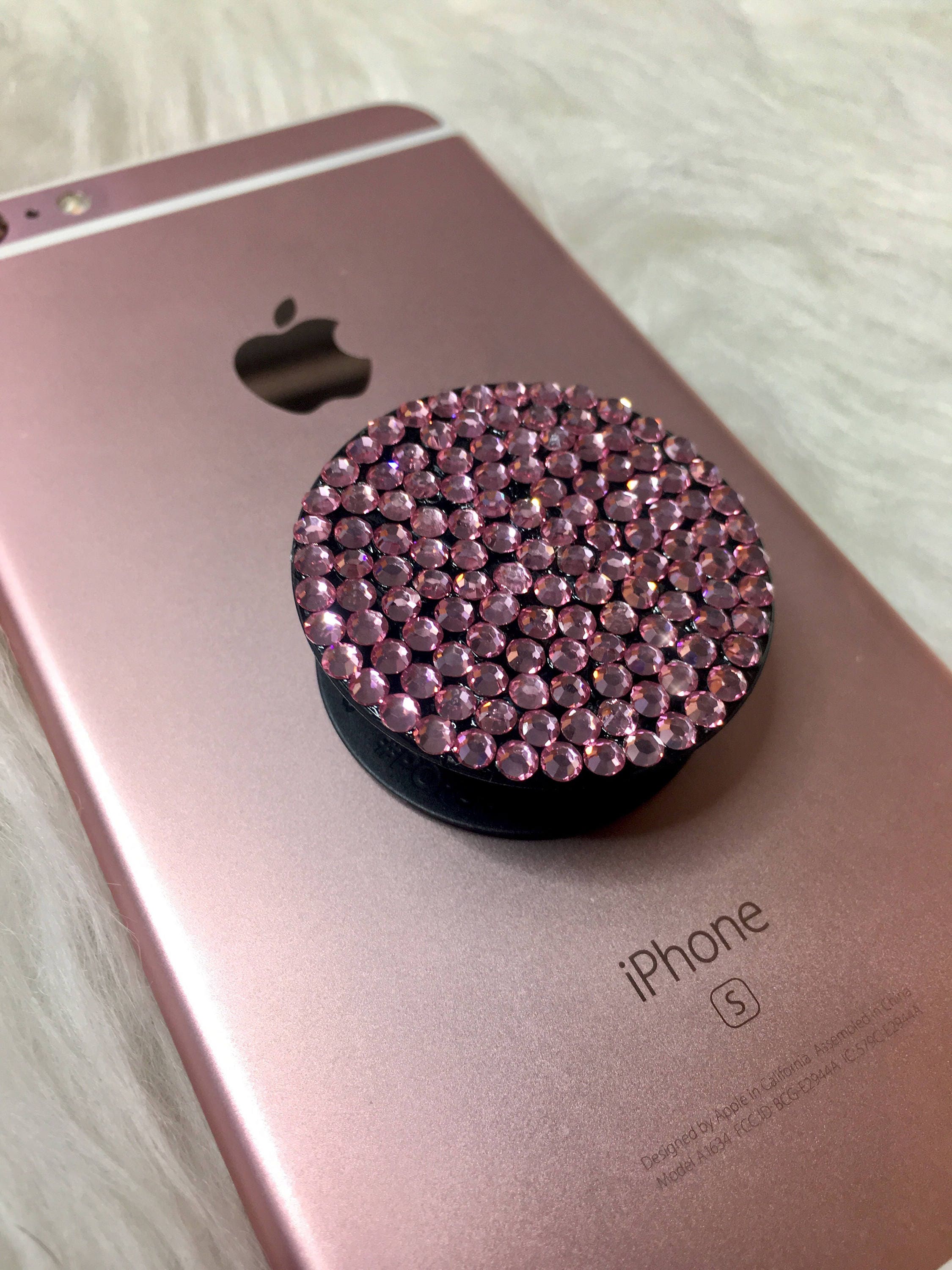 Swarovski Crystal Bling Popsocket Cell Phone Grip Bling Cell - Etsy