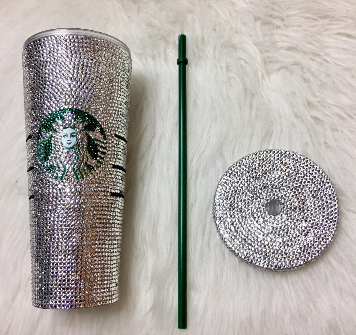 Custom Bling Crystallized STARBUCKS Bling Cold Cup With | Etsy