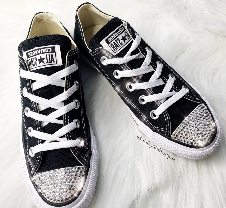 Swarovski Crystal CONVERSE Chuck Taylor All Starts Women's - Etsy