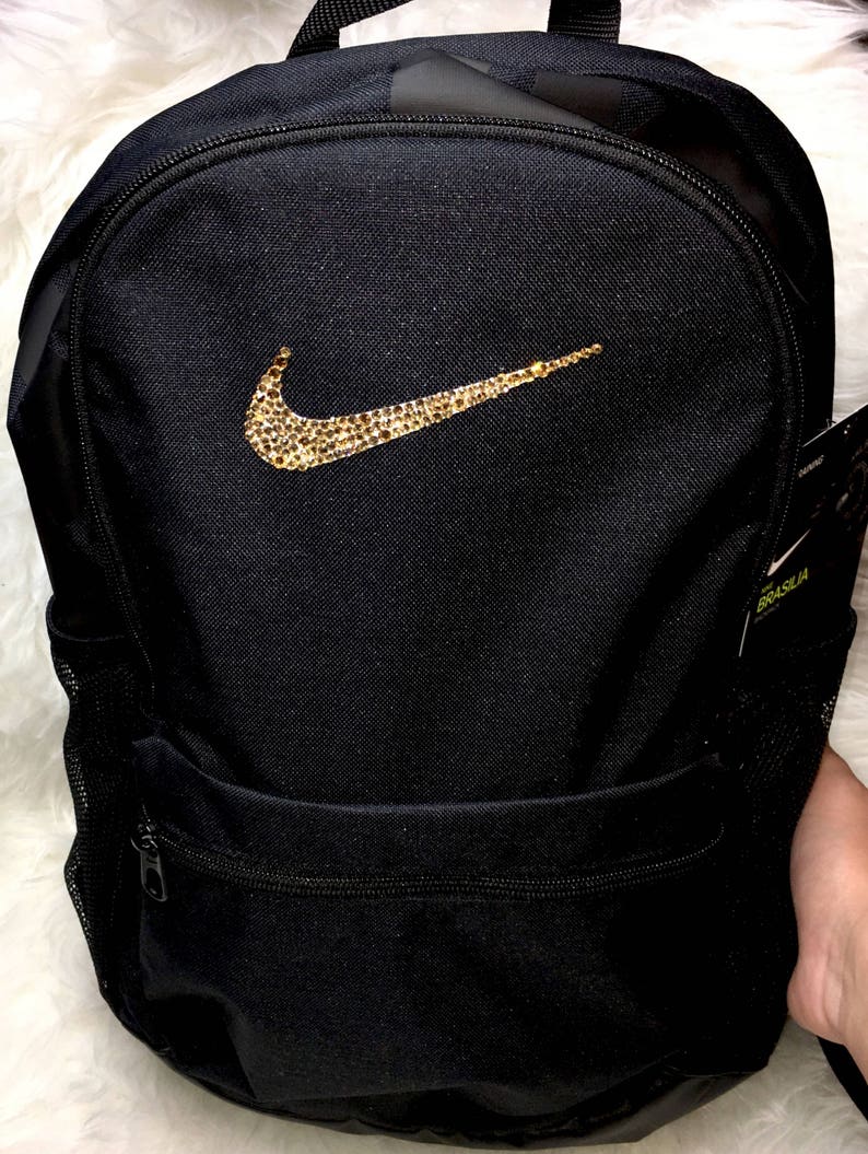 Bling Nike Brasilia Training Backpack Embellished With | Etsy