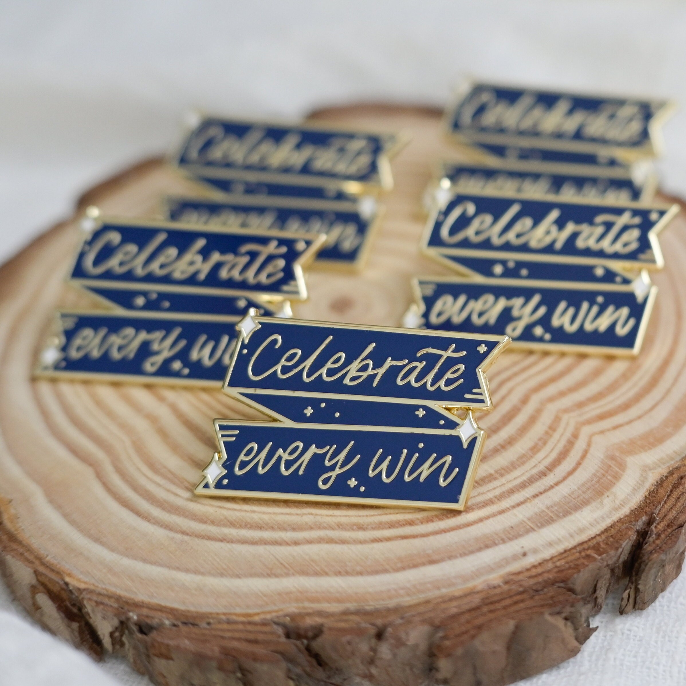 Celebrate Every Win Enamel Pin Motivational Pin - Etsy