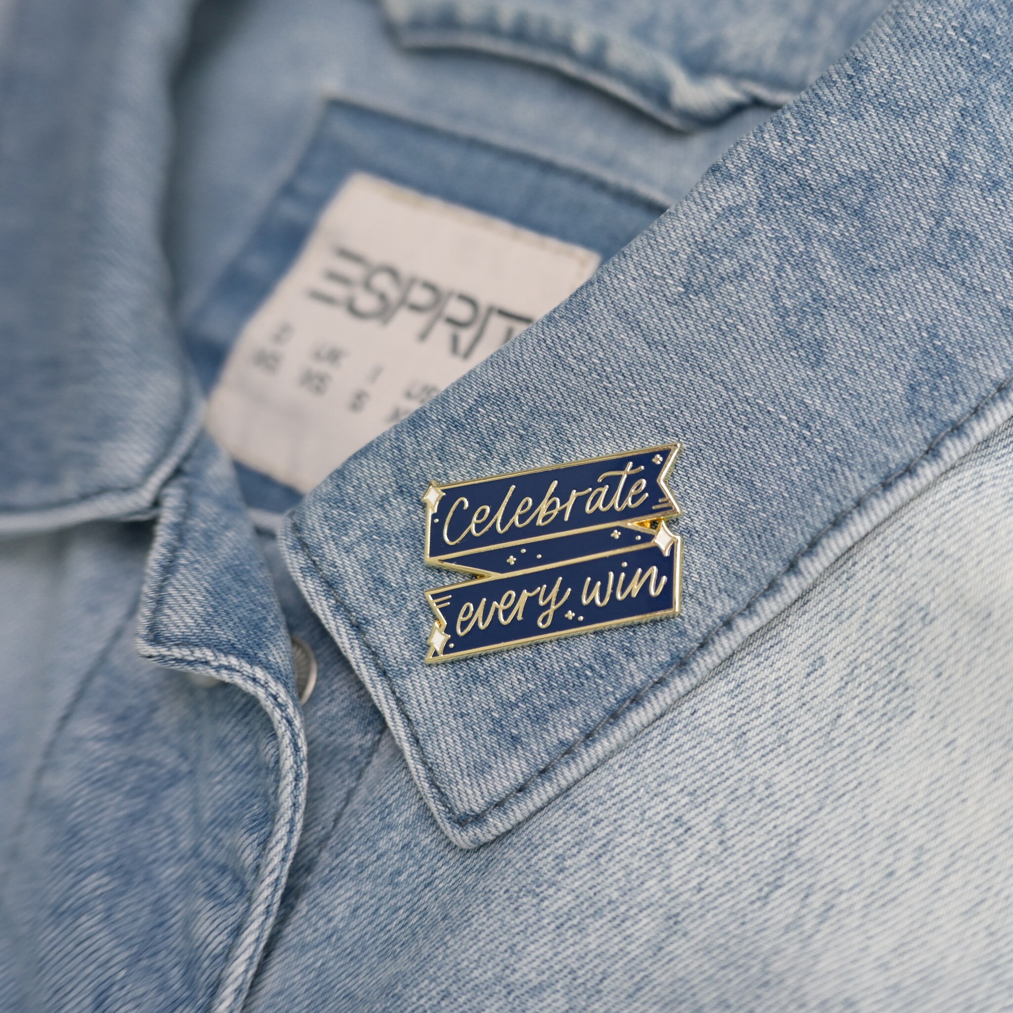 Celebrate Every Win Enamel Pin Motivational Pin Inspirational Pin Lapel ...