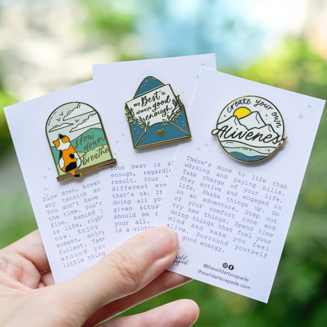 Create Your Own Aliveness Hard Enamel Pin Motivational Pin ...