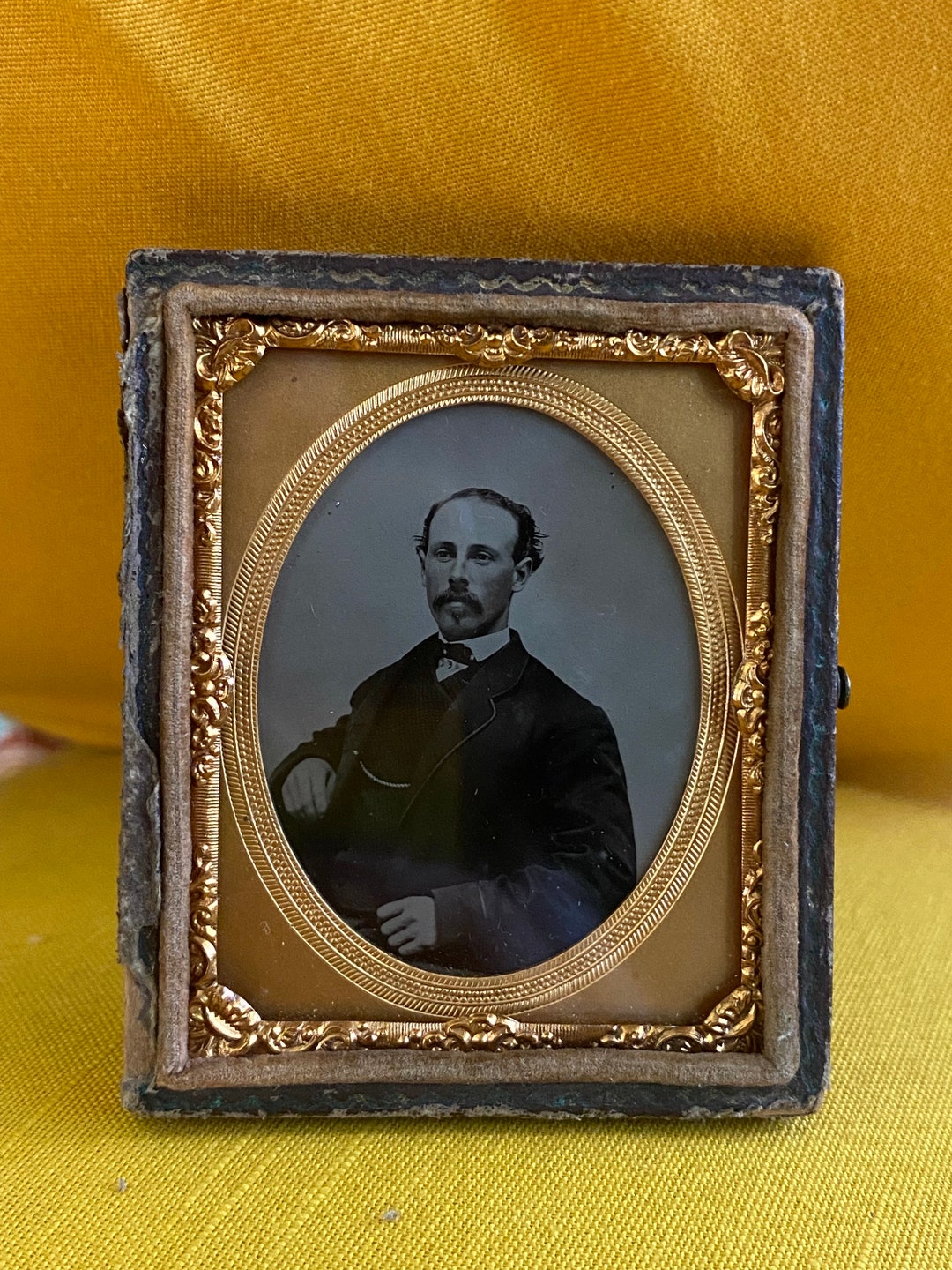 Tintype Civil War Era 1860-70 Metal Tin Type Daguerreotype Ambrotype ...
