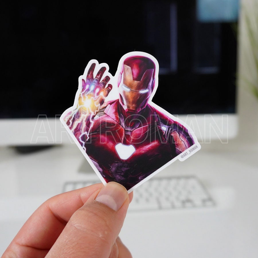 Laptop Electronics & Accessories Iron Man Waterproof Sticker etna.com.pe