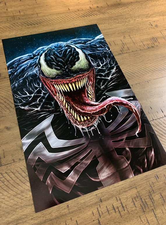 Digital Art & Collectibles Drawing & Illustration Venom Digital Fan Art ...