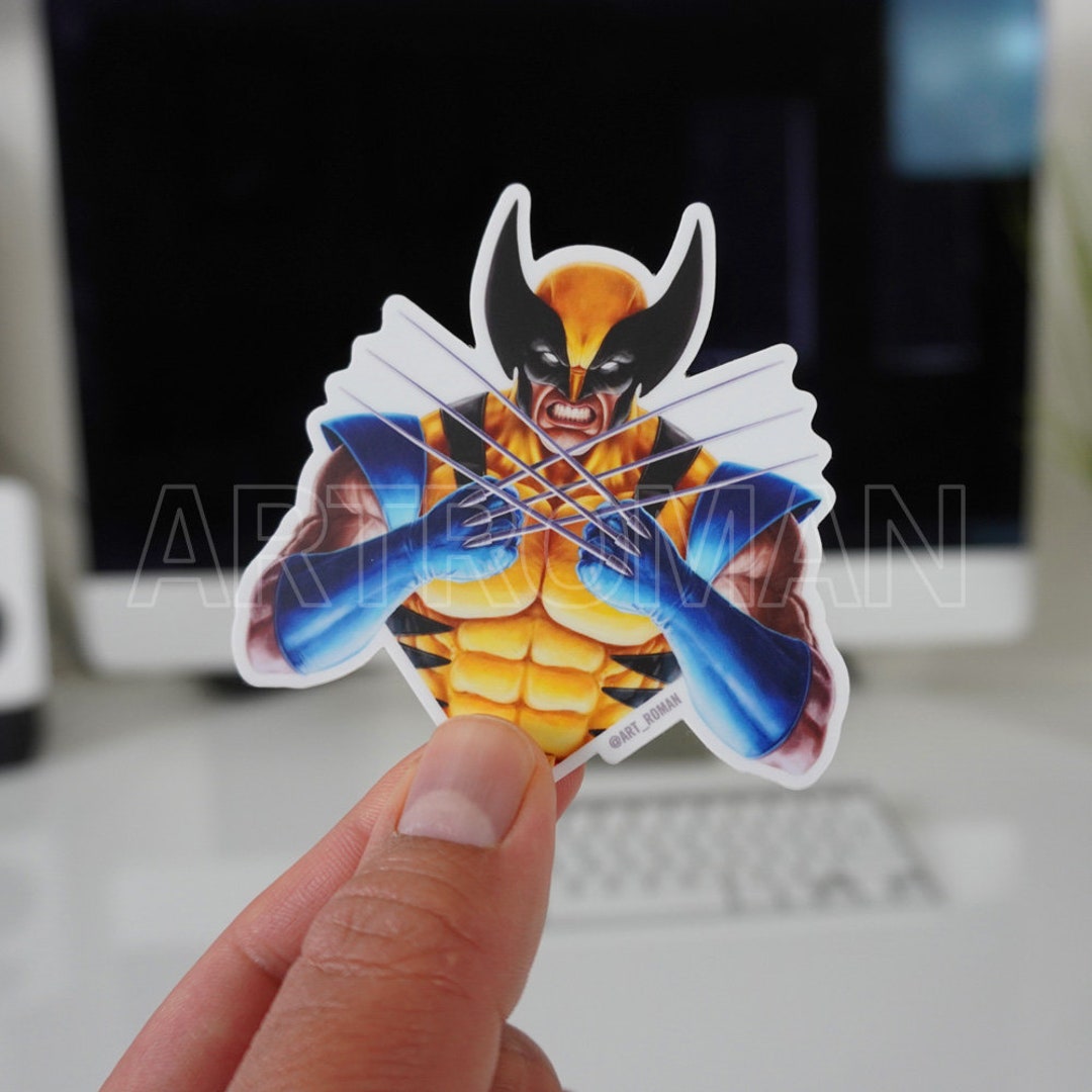 Wolverine Vinyl Waterproof Sticker - Etsy