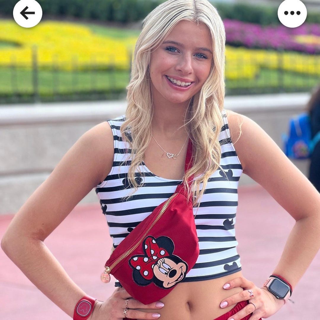 Striped Hat Crop Top Women's Crop Top for Influencer Running Costume ...