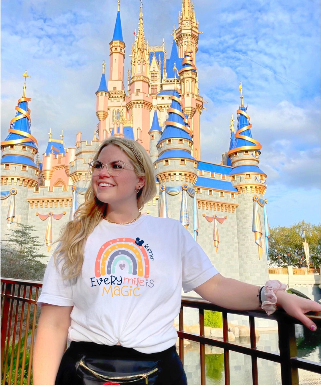 CUSTOM Every Mile is Magic Marathon Weekend Tee for Rundisney | 5k ...