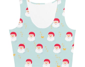 Santa Crop Top - Etsy