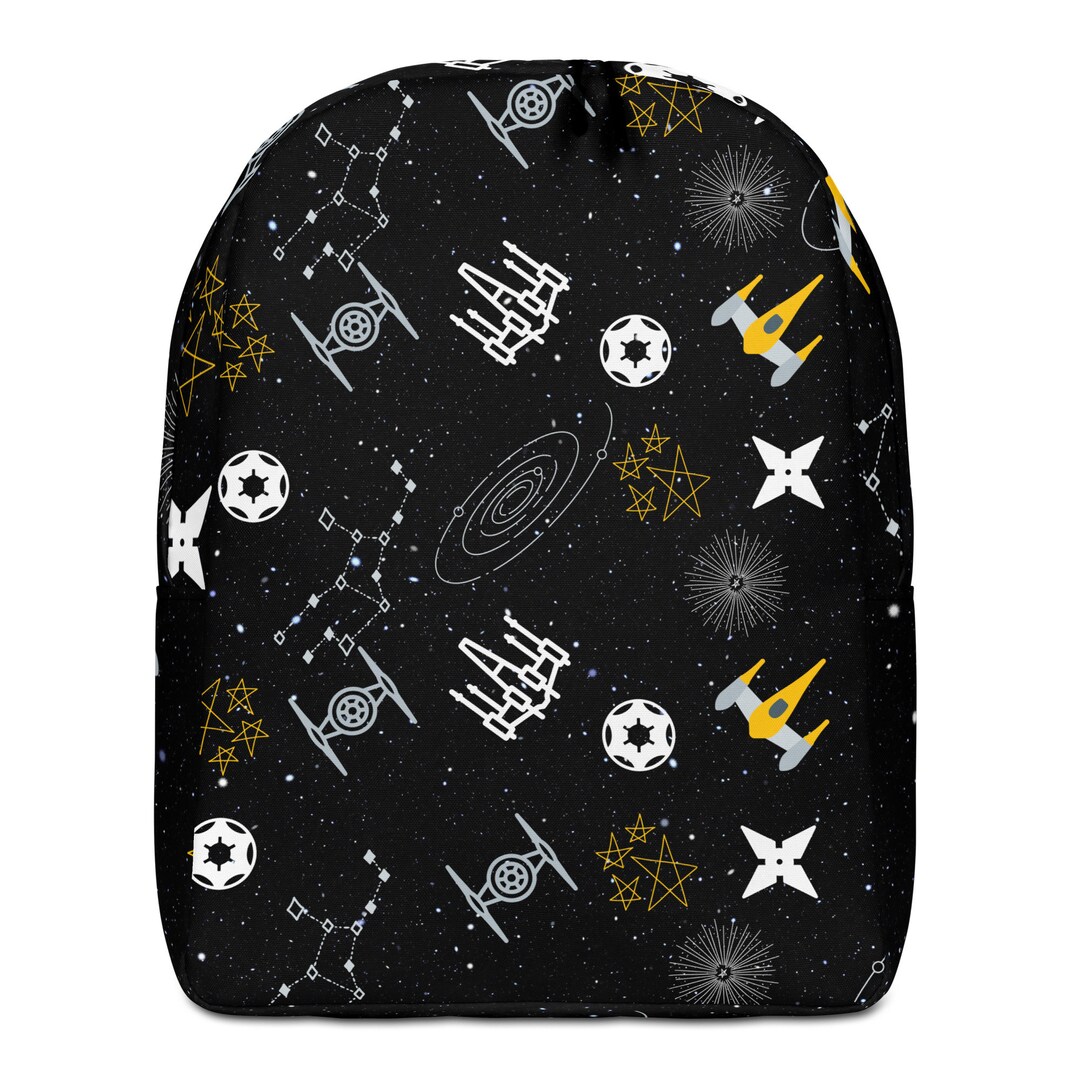 Galactic Stars Minimalist Medium Backpack Space Wars Bag Stars and ...