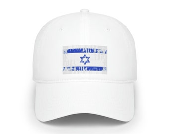 Israeli Flag Embroidered Dad Hat, Country Baseball Cap, Gift for Israel ...