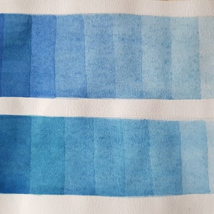 Original, Watercolor Color Gradation, Color Gradient, Warm and Cold ...