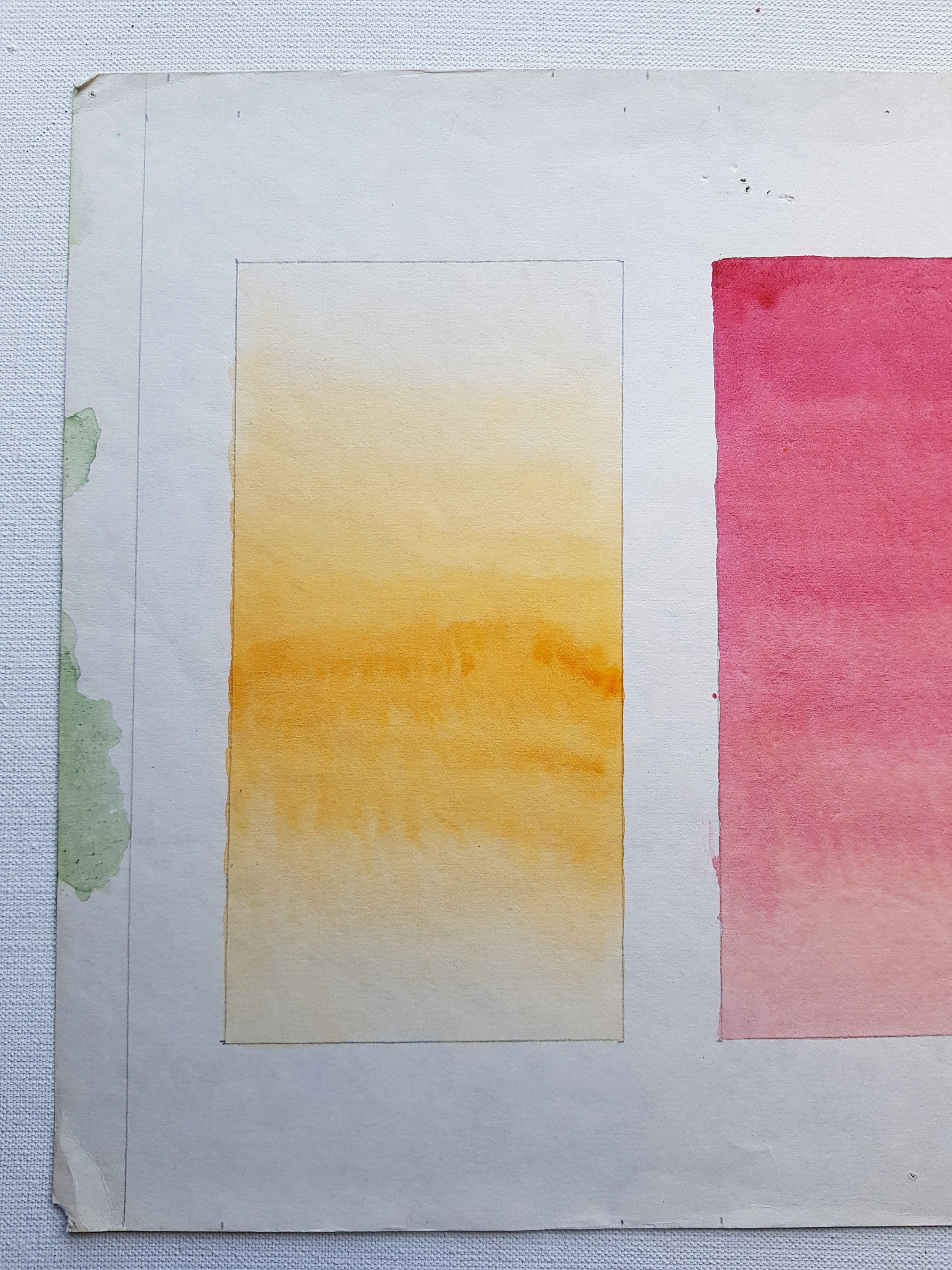 VINTAGE ORIGINAL painting watercolor Color painting Color | Etsy