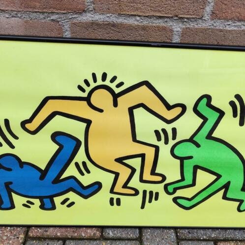 Keith Haring Dancing People - Etsy