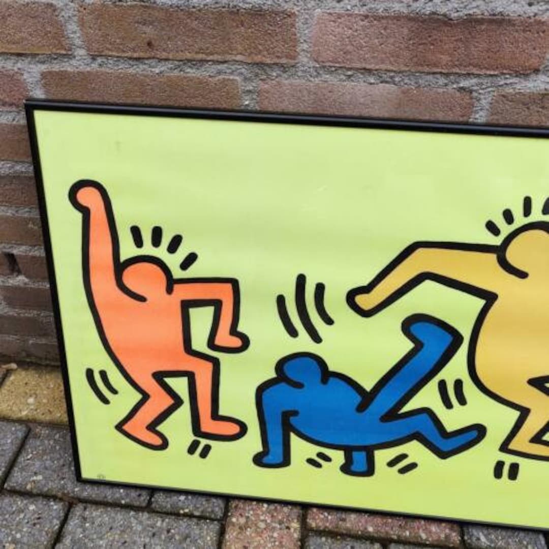 Keith Haring Dancing People - Etsy