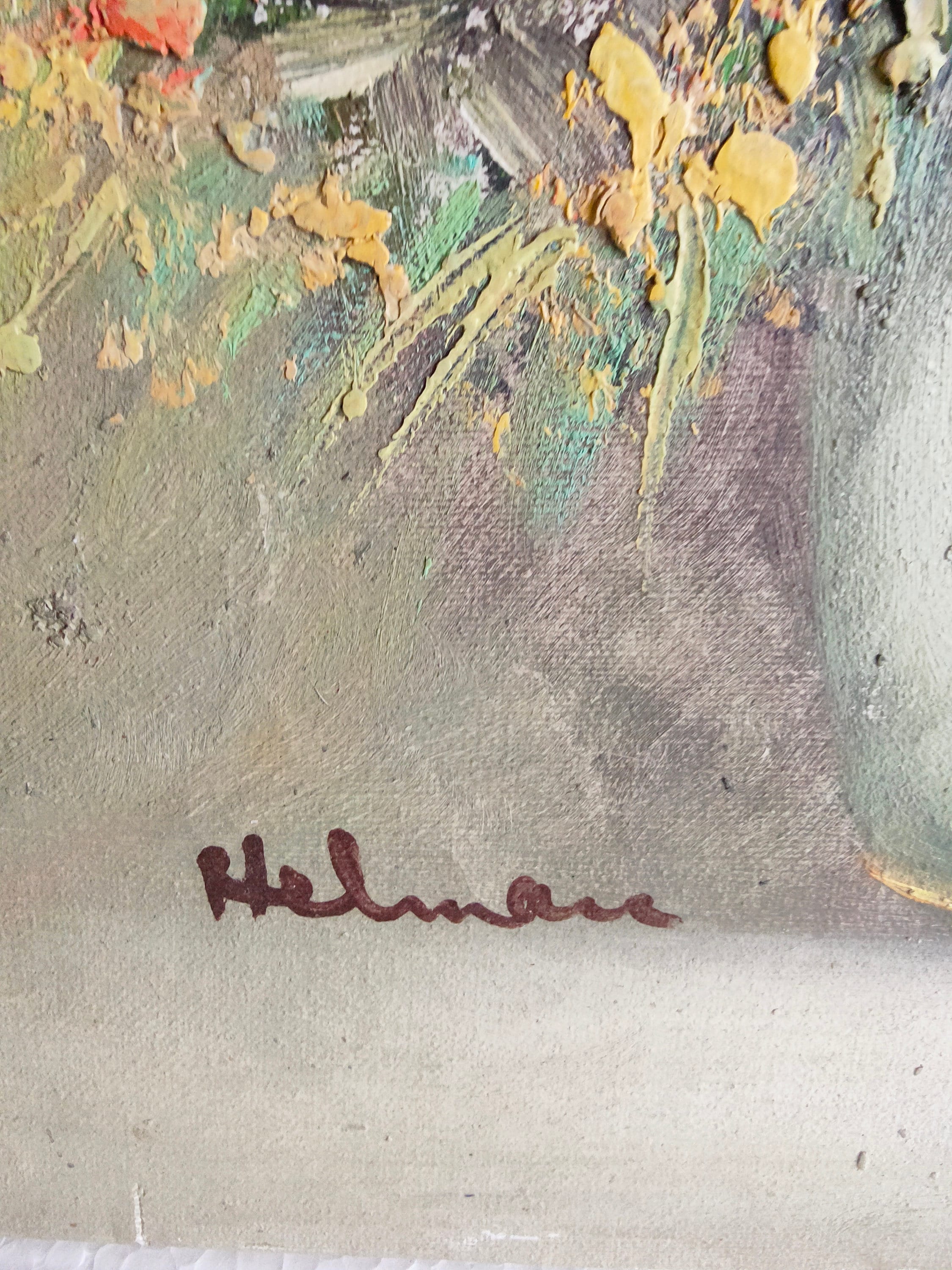 Vintage Painting Old Oil Painting on Canvas Helman - Etsy