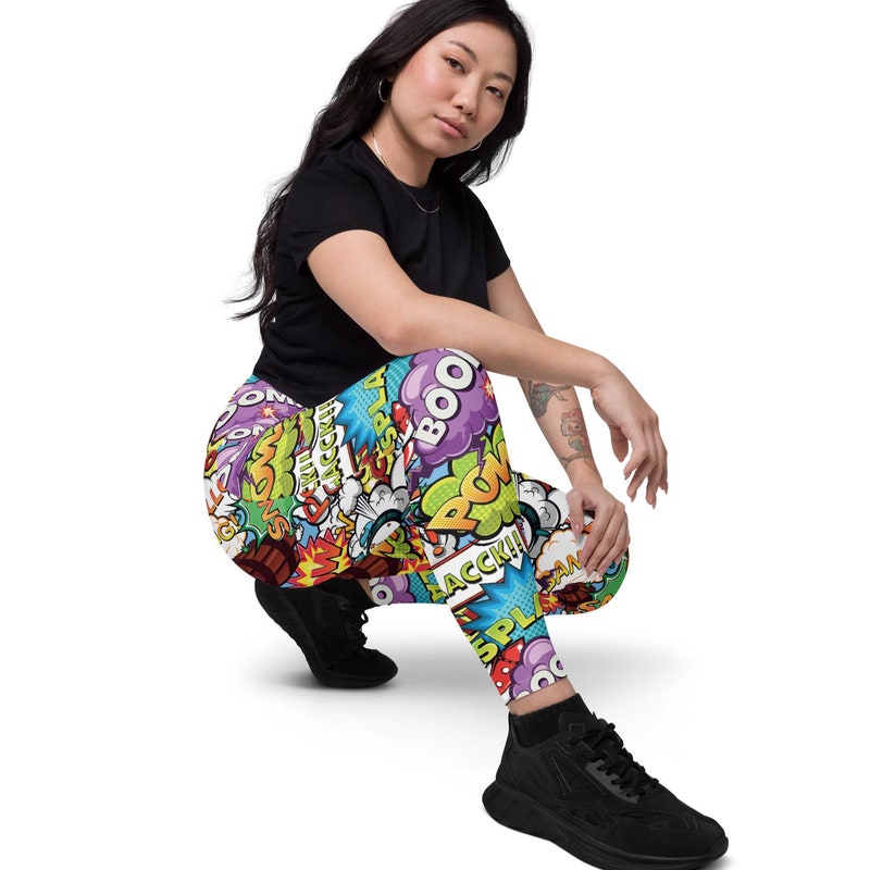 Comic Leggings - Etsy