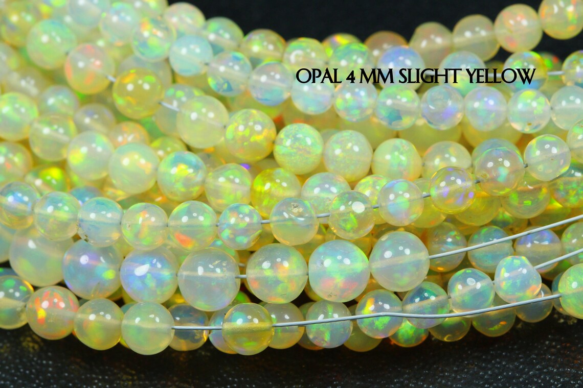 SUPERB Genuine 4 Mm Opal Balls. 25 50 100 Pieces. AMAZINGLY | Etsy