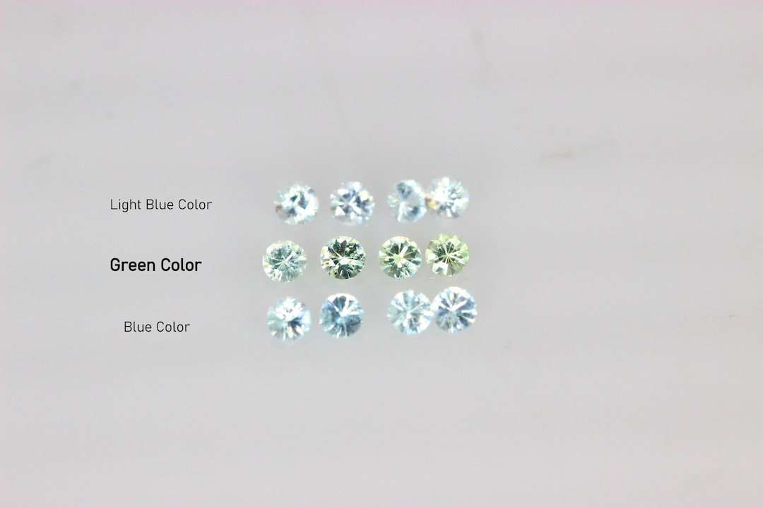 10 Piece Lot. Natural Paraiba Melee Size. 1.5 MM to 2.4 MM Size. Very ...