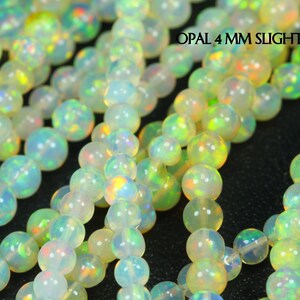 SUPERB Genuine 4 Mm Opal Balls. 25, 50, 100 Pieces. AMAZINGLY FLASHY ...