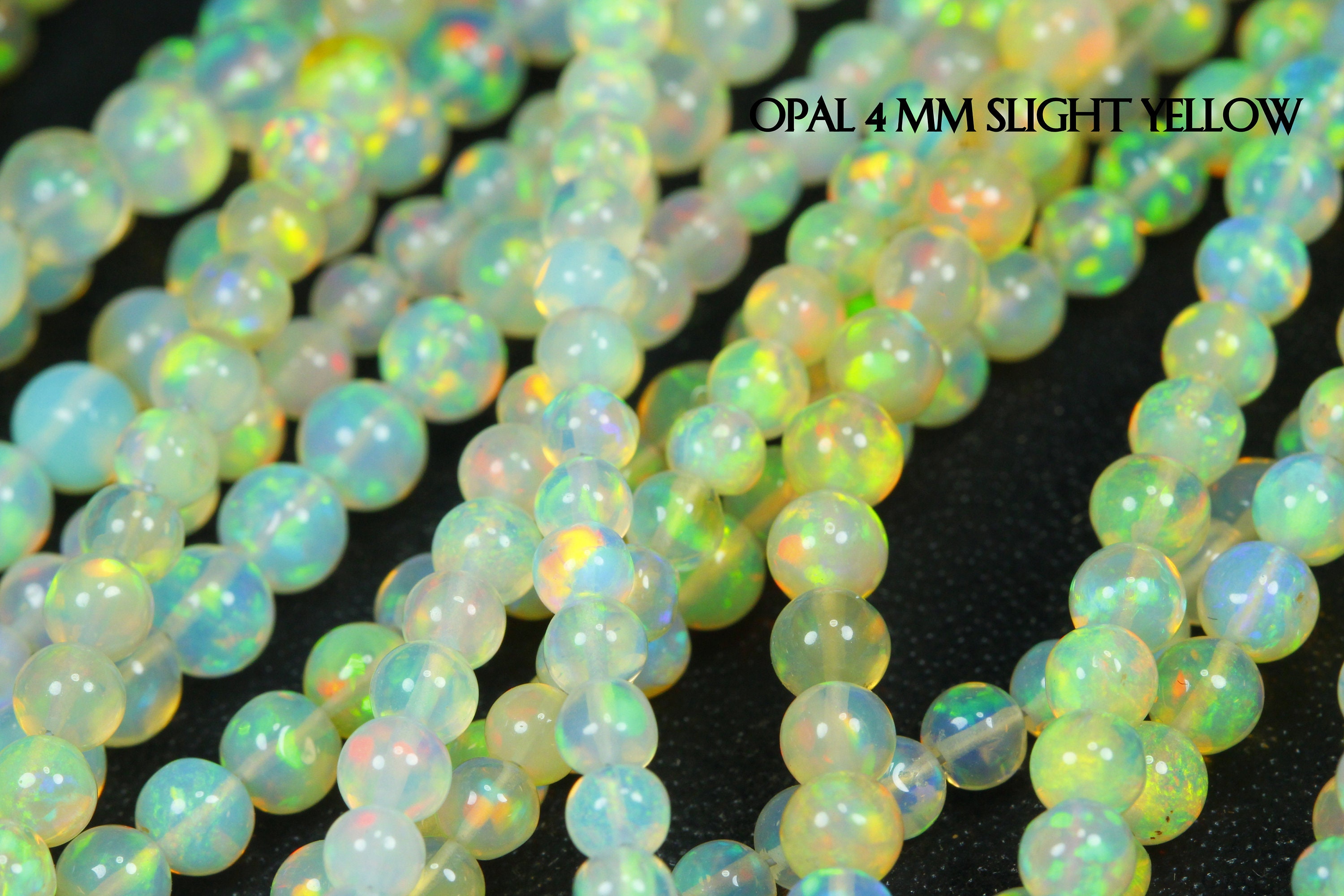 SUPERB Genuine 4 Mm Opal Balls. 25 50 100 Pieces. AMAZINGLY | Etsy