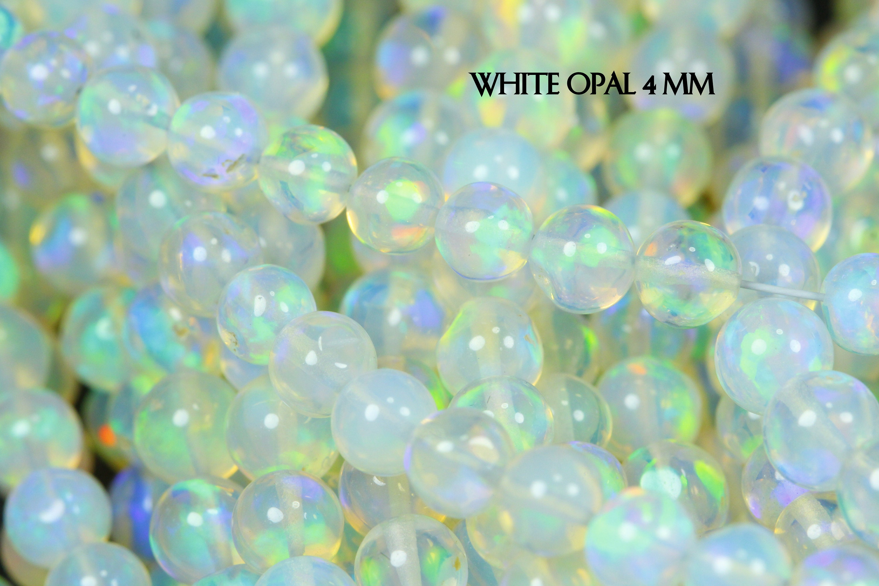 SUPERB Genuine 4 Mm Opal Balls. 25 50 100 Pieces. AMAZINGLY | Etsy