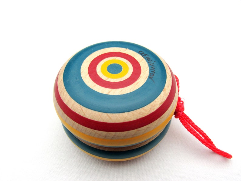 Wooden Handmade in Greece Yo Yo 5cm history of Top Included in Greek ...