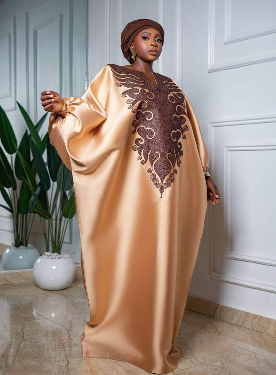 Rich Auntie Luxe Bubu, Grand Bubu Dress, Boubou, African Bubu Dress ...