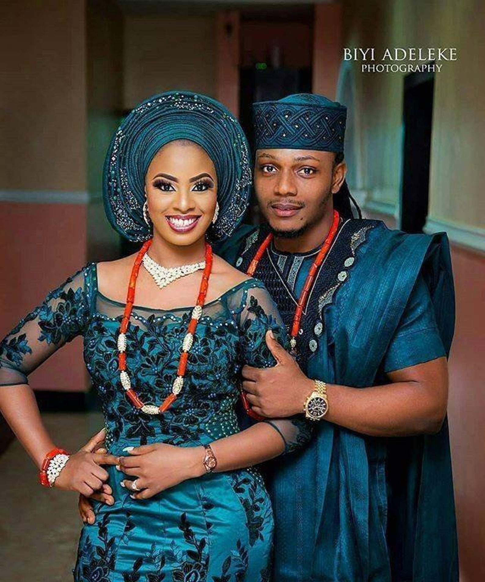 African Wedding Outfits, African Couples Outfit, African Attire ...