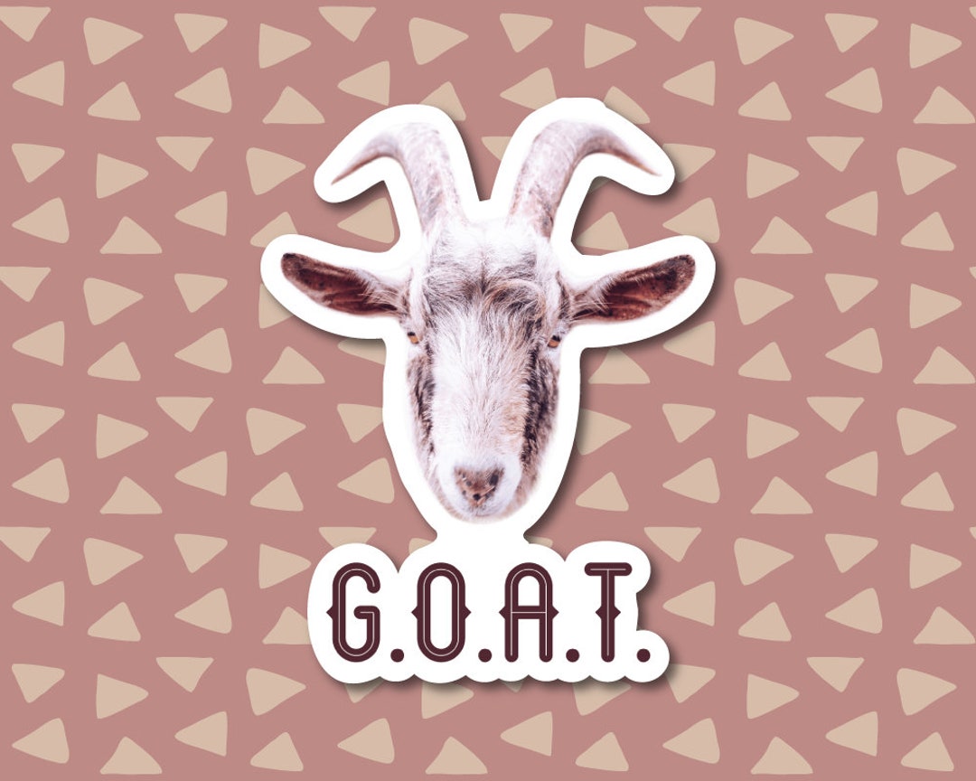 Goat Head Sticker GOAT Sticker Laptop Sticker Vinyl - Etsy