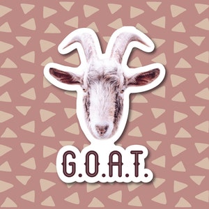 Goat Head Sticker GOAT Sticker Laptop Sticker Vinyl - Etsy