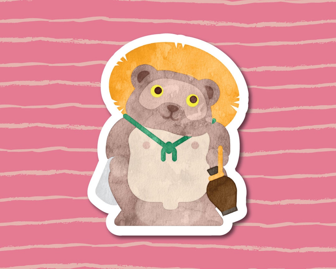 Tanuki Statue Sticker Laptop Sticker Vinyl Sticker Waterproof Water ...