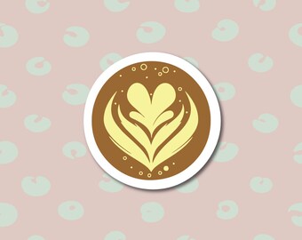 Latte Art Heart - Etsy