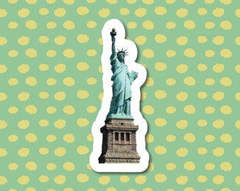 Lady Liberty Stickers One Inch Round Seals - Etsy